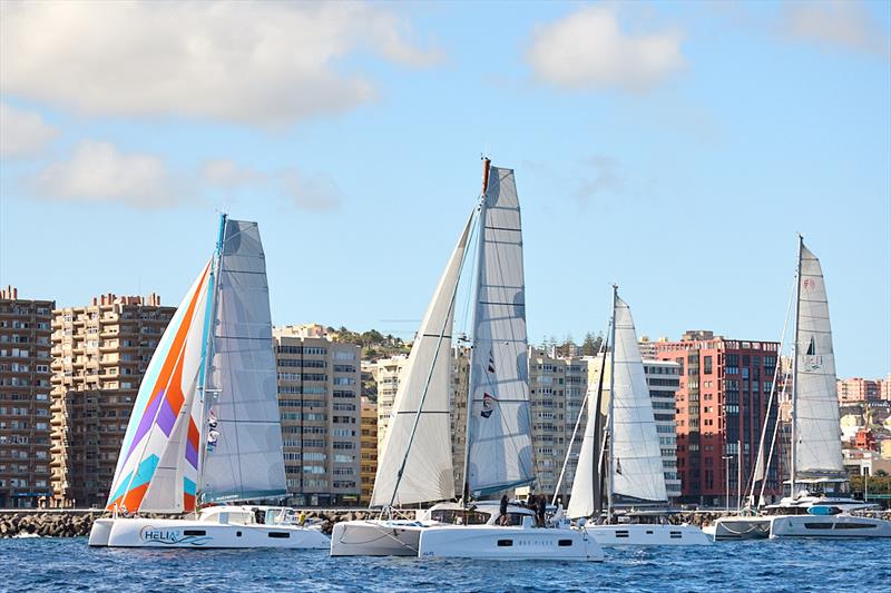 Perfect cruising rally conditions for the start of ARC+ 2022