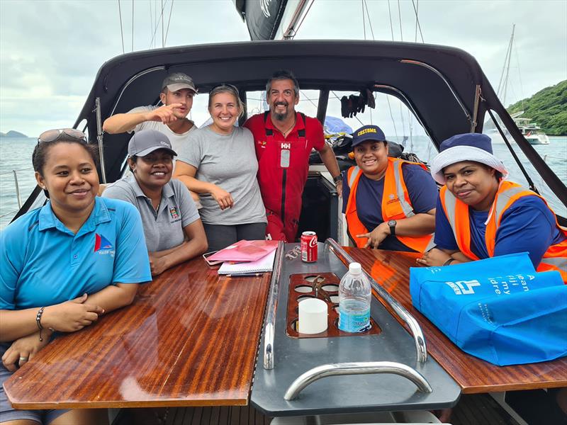 Landfall in Lau for World ARC 2023-24 fleet