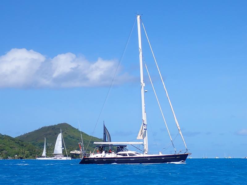 World ARC 2024-25 - Leg 5 departs Bora Bora